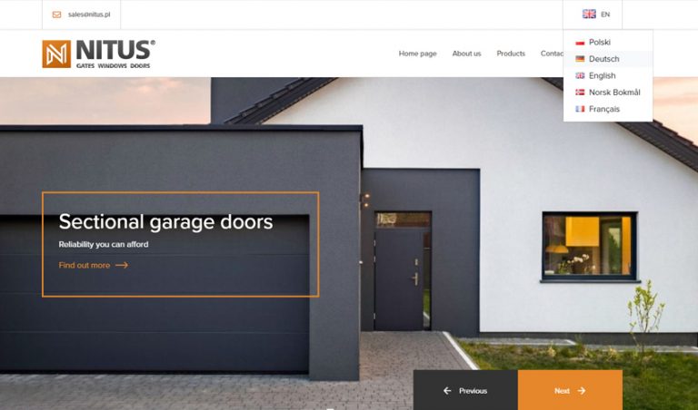 Nitus z nową stroną www - Nitus